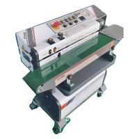 China Supermarket Pneumatic Tray Sealing Machine With Nitrogen Flushing Tray Sealing Machine Sausage for sale