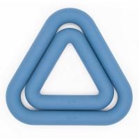 China Silicone Dumbbell Set Triangle Kettlebell Free Weights Power Ring Dumbbells for sale