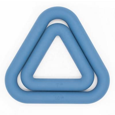 China Silicone Dumbbell Set Triangle Kettlebell Free Weights Power Ring Dumbbells for sale