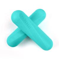 China Custom Gym Fitness Body Building Silicone Cast Iron Dumbbells Sets Weight Loss for sale