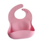 China BPA Free Soft Silicone Bibs Waterproof Washable Comfortable Baby Bib For Feeding for sale