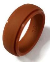 China Silicone Wedding Engagement Ring Finger Ring For Men And Women Custom Logo for sale