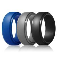 China Silicone Wedding Engagement Ring Finger Ring For Men And Women Custom Logo for sale