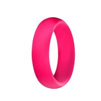 China Women Stylish Custom Silicone Rings With Fine Flash Chic Silicone Wedding Rings for sale