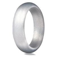 China Women Stylish Custom Silicone Rings With Fine Flash Chic Silicone Wedding Rings for sale