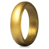 China Women Stylish Custom Silicone Rings With Fine Flash Chic Silicone Wedding Rings for sale