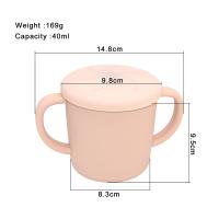 China BPA Free Baby Toddler Silicone Snack Cup Unbreakable for sale