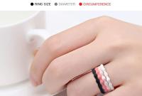 China Medical Grade Logo Custom Wedding Silicone Rubber Finger Rings For Women for sale