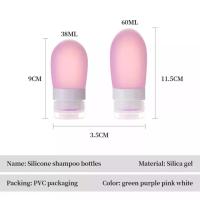 China Portable Refillable Travel Accessories Shampoo Hand Wash Lotion Squeezable Silicone Tube Bottles with Flip Cap for sale