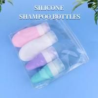 China Portable Refillable Travel Accessories Shampoo Hand Wash Lotion Squeezable Silicone Tube Bottles with Flip Cap for sale