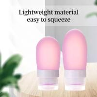 China Portable Refillable Travel Accessories Shampoo Hand Wash Lotion Squeezable Silicone Tube Bottles with Flip Cap for sale