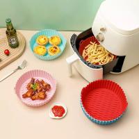China Air Fryer Silicone Pot Food Safe Air fryers Oven Accessories Replacement of Flammable Parchment Liner Paper for sale