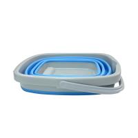 China Anti Insulation Silicone Collapsible Bucket Silicone Kitchen Tool for sale
