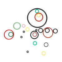 China Multicolor Nontoxic Silicone Sealing Rings , Antiwear Large Diameter Rubber O Rings for sale