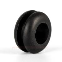 China Anti Vibration Firewall Silicone Rubber Grommet Black Heat Proof for sale