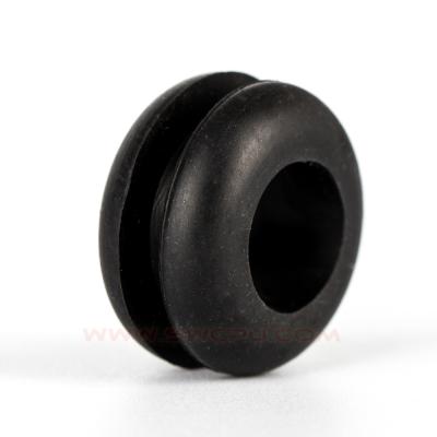 China Anti Vibration Firewall Silicone Rubber Grommet Black Heat Proof for sale