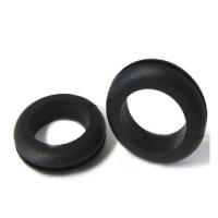 China Motorcycle Fuelproof Round Rubber Grommets , FKM High Temperature Silicone Grommet for sale