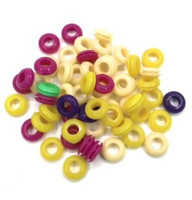 China Waterproof Wire Silicone Rubber Grommet Oil Resistant Durable for sale