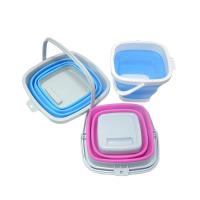 China Collapsible Heatproof Silicone Household Items Bucket Anti Insulation for sale