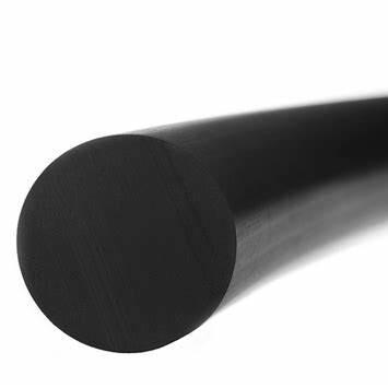 China FKM Antiwear Black Silicone Rubber Cord Acid Resistant Ultralight for sale