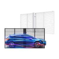 China Indoor P3.9 High Transparency Ultra Thin Transparent LED Screen Music Video Wall for sale