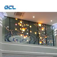 China IP42 Rated P4mm Fixed Installation Transparent LED Display For Landmark Buildings for sale