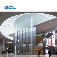 China IP42 Rated P4mm Fixed Installation Transparent LED Display For Landmark Buildings for sale