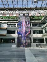 China P3.9 High Brightness Flexible Transparent LED Screen For Outdoor Installation for sale
