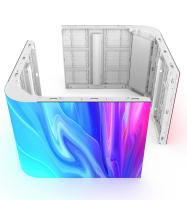 China Curved Flexible Round Outdoor Fixed LED Display P 4/P5.7  Method Outdoor Display Screen for sale