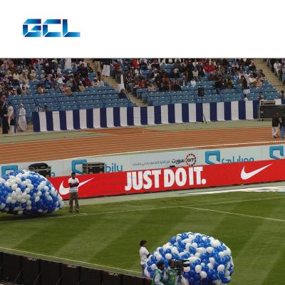 China IP65 Waterproof Football Stadium Perimeter LED Advertising Display Screen with High Brightness for sale
