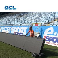 China IP65 Waterproof Football Stadium Perimeter LED Advertising Display Screen with High Brightness for sale