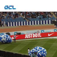 China P10 Steel Cabinet Stadium Perimeter LED Display Screen for E-Sports Large Football Stadium Events for sale