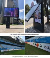 China Cabinet Size Floor Standing LED Poster Video Display P1.875 Outdoor LED Poster For Outdoor Advertising for sale