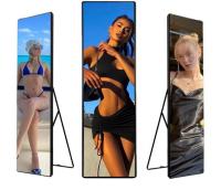 China Acrylic Aluminum Lenticular Advertising LED Poster For Shopping Mall for sale