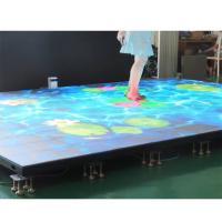 China P1.953mm LED Floor Screen 4T Load Capacity for Auto Shows for sale