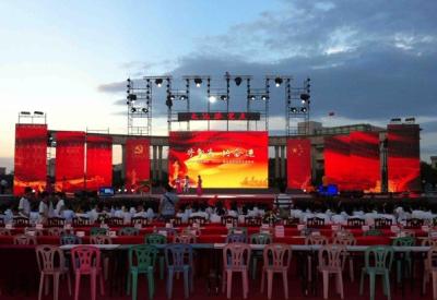 China Mesh Rental Product LED Display Screen 6500 nits P3.9-7.8 P10.4mm Shopping Center Stage Church Tourist Attraction Event for sale