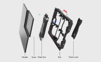 China 1200nits High Brightness LED Video Wall Flexible Screen P1.95 Indoor Use Ggalaxy Series for sale