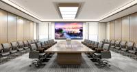 China Conference Room Large Led Display Screen Full Front Service Matte Black Screen COB P0.9mm P1.2mm Definition for sale