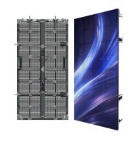 China P10.4 Outdoor Rental Transparent LED Display P3.9-7.8 Full Color  LED Stage Screen for sale