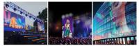 China Mesh Rental Product LED Display Screen 6500 nits P3.9-7.8 P10.4mm Shopping Center Stage Church Tourist Attraction Event for sale