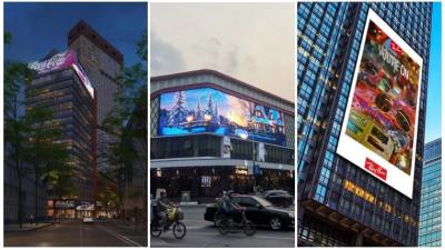 China Transparent 60%  P7.9-10.4\P15.625mm LED Advertising Screen With See Through Glass For Shopping Mall for sale