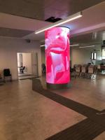China Personalized Full Color Cylindrical LED Display P1.8mm for Indoor Panel Size 240*120mm for sale