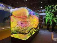 China Curved Flexible Round Outdoor Fixed LED Display P 4/P5.7  Method Outdoor Display Screen for sale