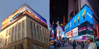 China Curved Exterior Building 3D Billboard Big Screen Video Led Image Display P3.9 Fixed Advertising Screen Display Outdoor for sale