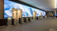 China Light And Thin 1000*250mm 750*250mm Indoor HD  LED  Video Wall  P1.5 P1.953mm Various Shapes for sale
