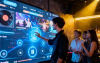 China Rental Display Screens In Heart And Christmas Tree Shapes For Bar Stages, With Pixel Pitches Of P1.953mm And P2.6mm Respectively for sale