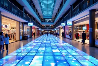 China P1.9mm P2.6mm waterproof and pressure resistant floor LED display screen for sale