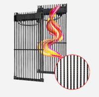 China Outdoor 8000Nits High Brightness Light Rate 75% Grille Display Screen, Customizable for sale