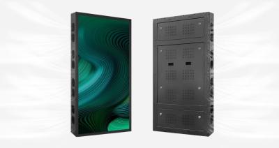 China Outdoor LED Poster Screen with IP65 Waterproof 5500-6500nits Brightness and 3840Hz Refresh Rate for Advertising for sale