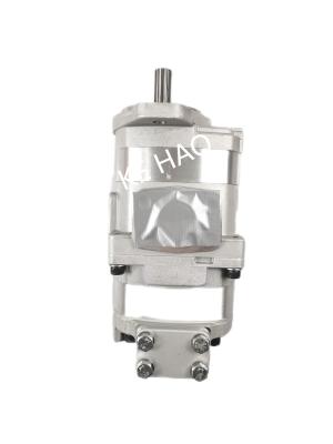 China SAR(2)28+28 Komatsu Hydraulic Gear Pump GD605A GD655A WA100 WA100SS WA100SSS WA120 WA120L WR11 WR11SS for sale